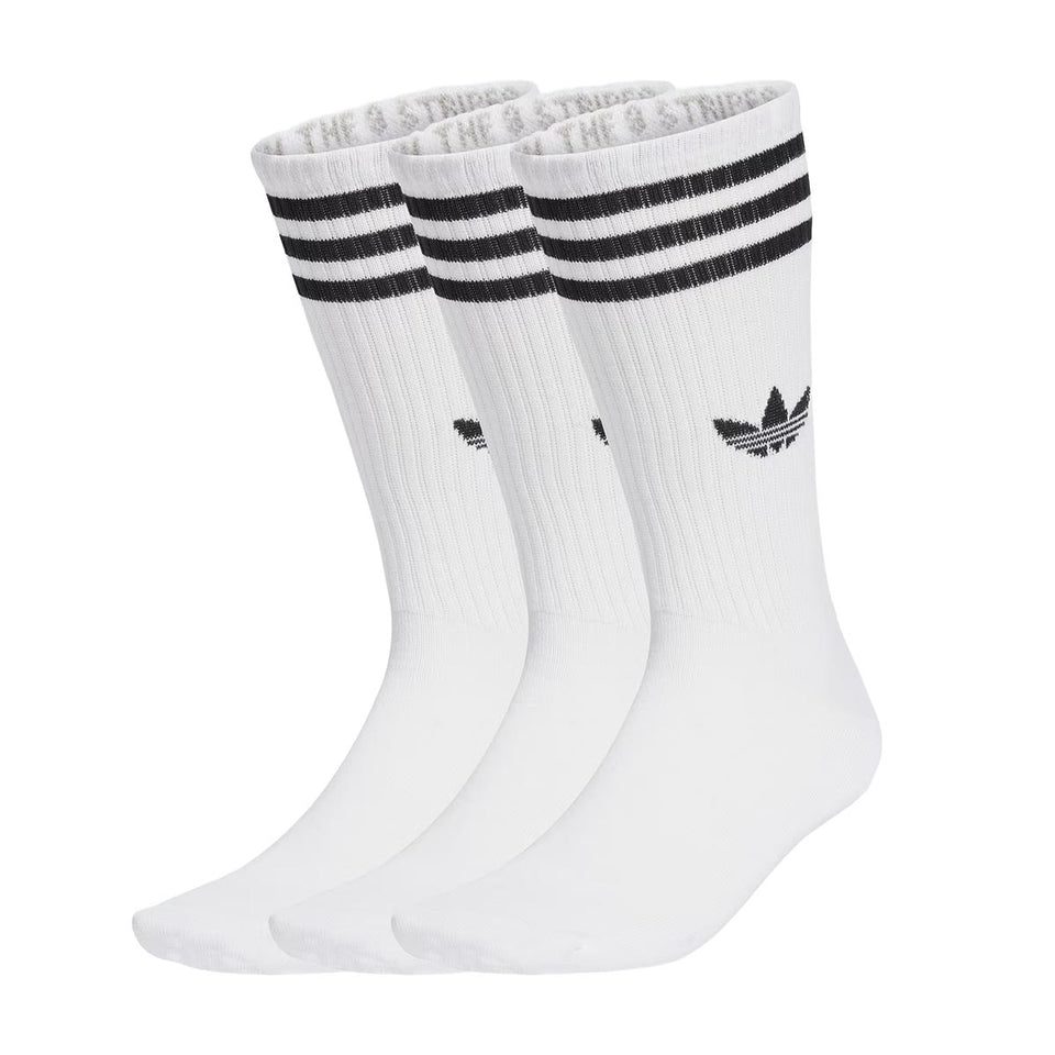 Adidas | Solid Socks - White | 12 Pulgadas BCN