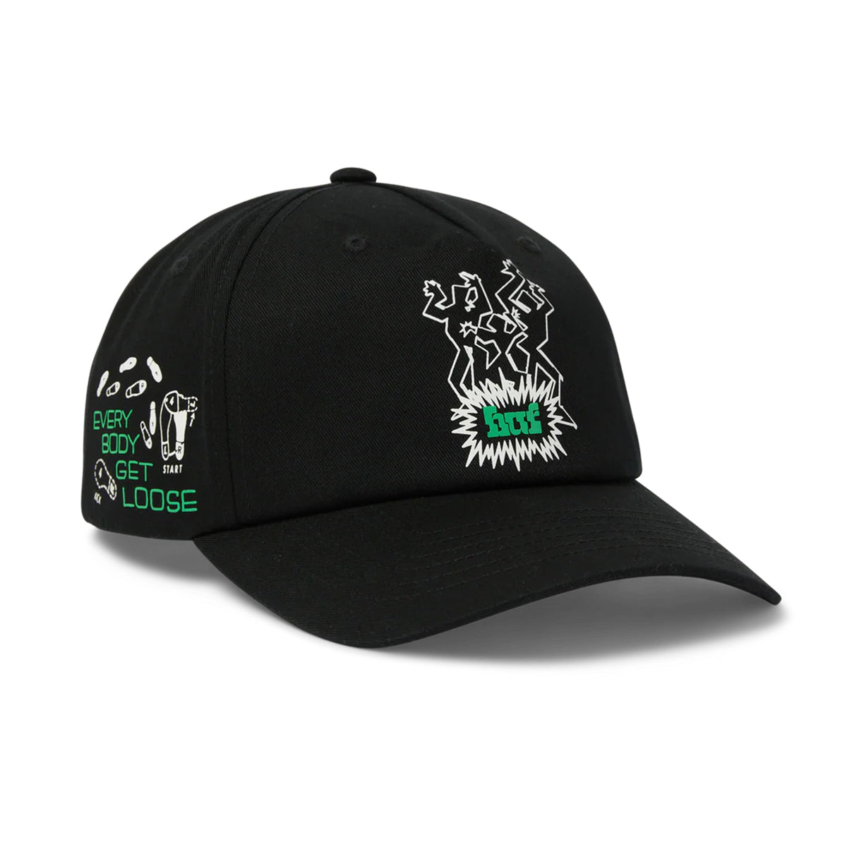HUF | Gorra Everybody Get Loose - Black | 12 Pulgadas BCN